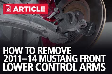 Remove And Replace Front Lower Control Arms