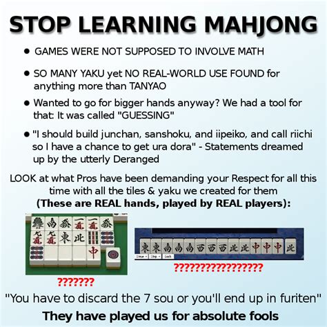 Stop Learning Mahjong Stop Doing Math Know Your Meme