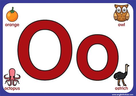 Big Printable ABC Letters Letter O Abc Flashcards Printable Alphabet Flash Cards Printable