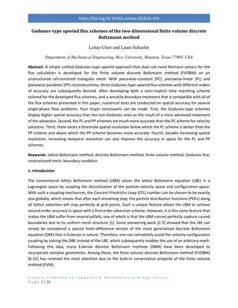 Pdf Godunov Type Upwind Flux Schemes Of The Two Dimensional Finite
