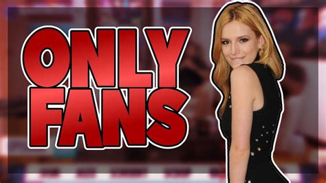 Bella Thorne Breaks Only Fans Youtube