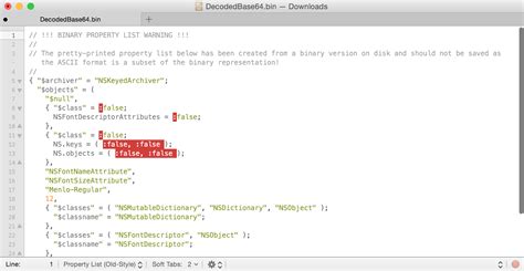 Decode Data Plist In Property List Files George Garside