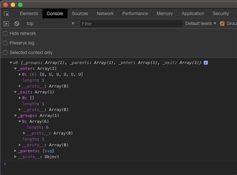 Render Console Log To Browser Javascript Console Instead Of Visualization Issue