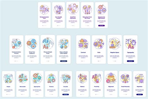 Design Principles Onboarding Mobile Apps Graphic By Bsd Studio Creative Fabrica