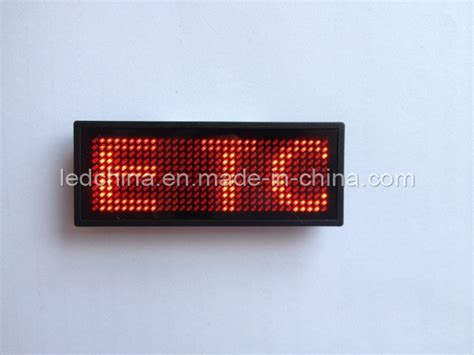 English Version LED Name Badge LED Name Badge And LED Name Plate Price