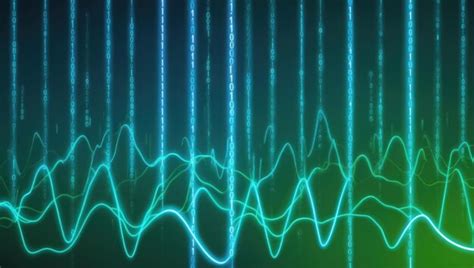 Abstract Digital Wave Visualization Representing Sound And Technology Premium Ai Generated Image