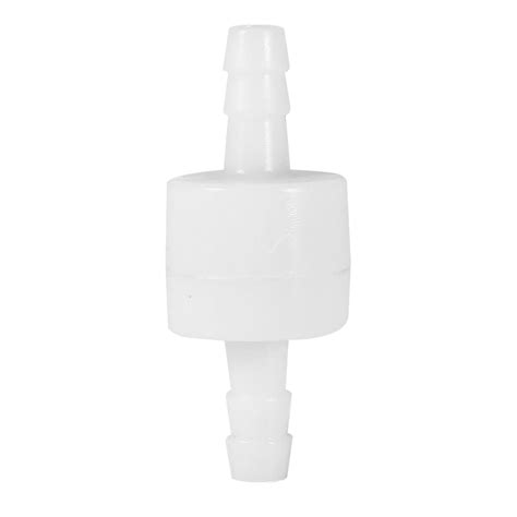 Inline Valve With One Way Flow Control Backflow Preventer For Fuel