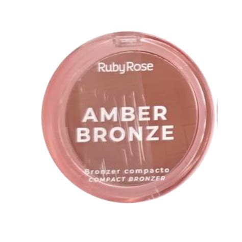 Contorno Bronzer Compacto Amber Bronze Ruby Rose Lançamento Con0004