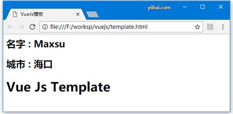 Vuejs模板 Vuejs教學