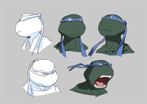 TURTLE ASSEMBLE Progression Reel And Model Sheets