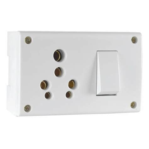5A Modular Switch Socket Combination S S Combined Box PVC At Best Price In Ahmedabad