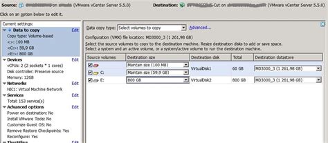 vmware réduire la taille d un disque vmdk avec vmware convertor