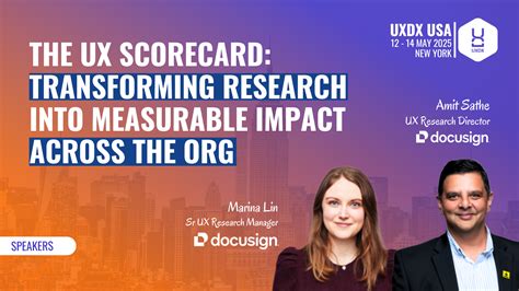 The Ux Scorecard Transforming Research Into Measurable Impact Across The Org By Amit Sathe Ux