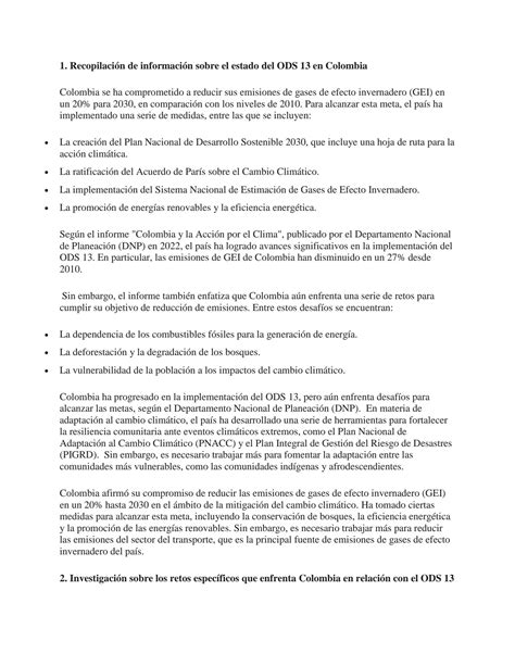 Solution Fase Recopilaci N De Informaci N Sobre El Estado Del Ods