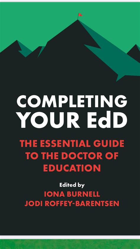 Pdf Completing Your Edd The Essential Guide To The Doctor Of Education