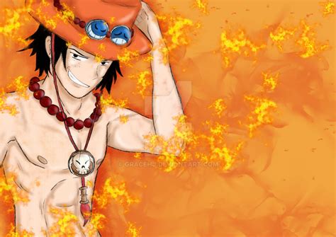 Portgas D Ace By Gracehj On Deviantart Portgas D Ace By Gracehj On Deviantart