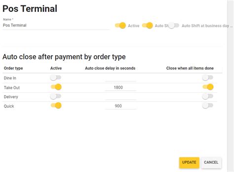 Terminal Settings En Yumapos Support Portal
