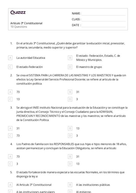 50 Ciencias De La Escuela Secundaria Hojas De Trabajo Para Grado 12 En