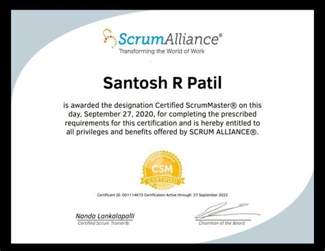 Santosh R Patil On Linkedin Csm Agile Scrum Scrummaster 10 Comments