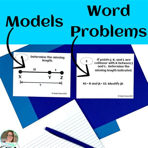 Segment Addition Postulate Task Cards Activities With Easy 1 Step