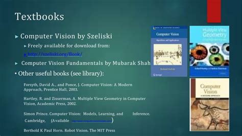 Computer Vision Course Includes Deep Learning Ppt