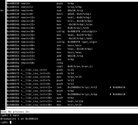 Gdb Usage Weis Blog