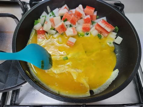 아기 반찬 맛살계란볶음 레시피