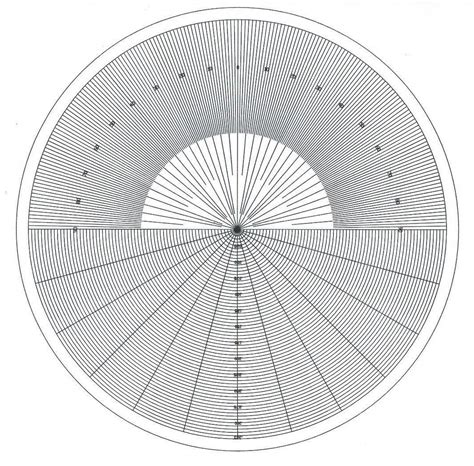 10 Optical Comparator Chart Overlay Mylar North American Made Ebay