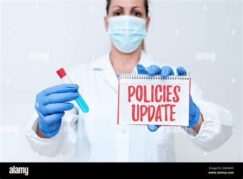 Text Showing Inspiration Policies Update Conceptual Photo Act Of