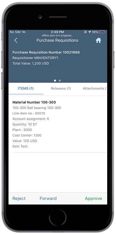 Review And Approve Purchase Requisition