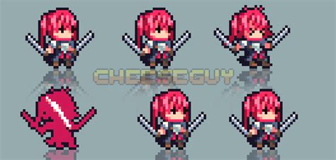 A Character Animation I Made D R Aseprite