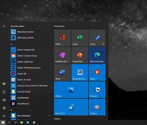 A Closer Look At Windows S Brand New Start Menu Privacy Ninja