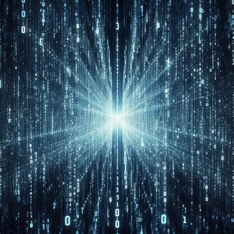 3 Matrix Code And Ascii A Digital Rain Of Matrix Code Characters F Stock