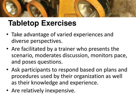 Ppt Tabletop Exercises For Mine Emergency Response Powerpoint Presentation Id 2477799