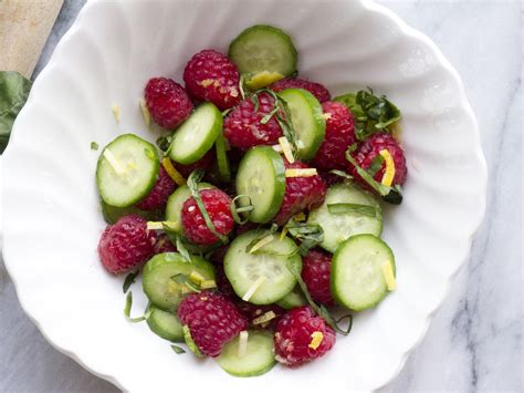 Cucumber Raspberry Salad — Ohcarlene