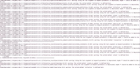 Database Rails Dbmigrate Giving Warning And Not Creating Any Table