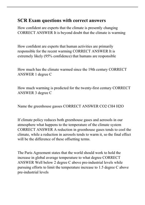 Scr Exam Questions With Correct Answers Scr Stuvia Us