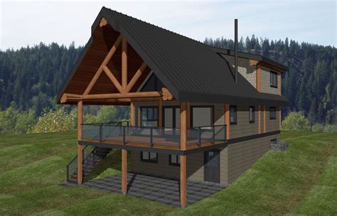 Log Cabin Covered Deck Can You Build A Deck In The Winter 8 Reasons
