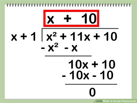 How To Divide Polynomials 10 Steps With Pictures Wikihow