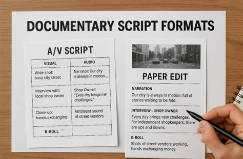 How To Write A Documentary Script A Storytelling Structure That Works