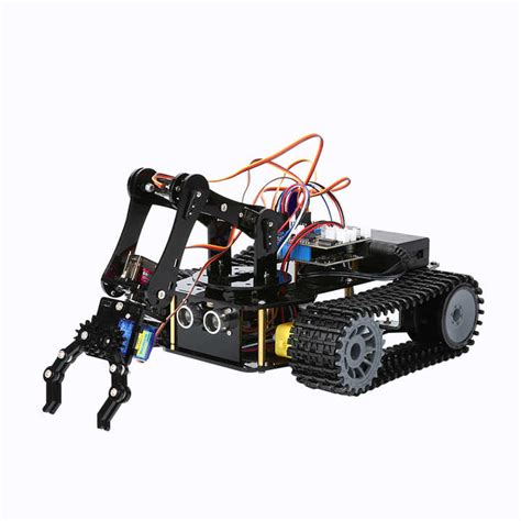 Acebott Esp32 Programmable Robot Arm Car Kit For Arduino