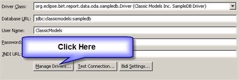 the digital voice birt connecting to ms sql server database