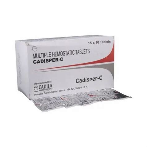 Cadisper C Nutritional Supplement Tablet 10 Tab Strip Price From Rs 9 24 Unit Onwards
