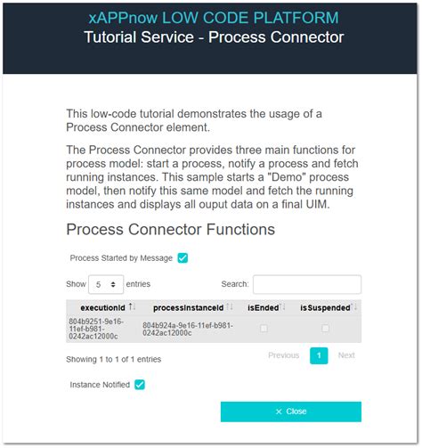 Training Frontend Service Process Connector Training Frontend Service Process Connector