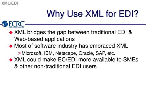 ppt xml edi overview powerpoint presentation free download id 3570104