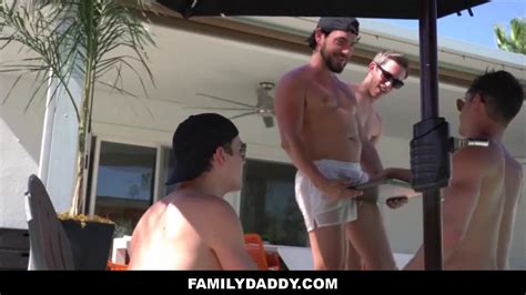Step Son And Step Dad Join Pool Party Groupsex