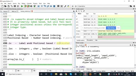Applying Pandas Dataframes On Iris Dataset Youtube
