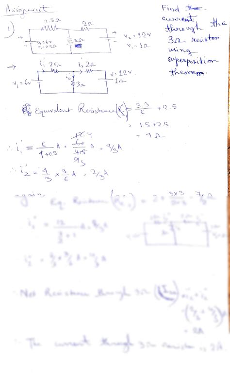 SOLUTION Superposition Theorem Assignment Studypool