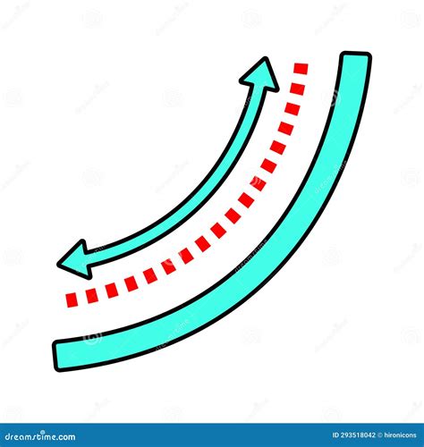 Ductility Elasticity Flexibility Icon Stock Illustration Illustration Of Curve Outline