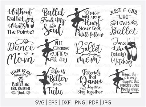 Ballet Svg File Ballet Mum Svg Dance Bundle Ballet Svg Ballet